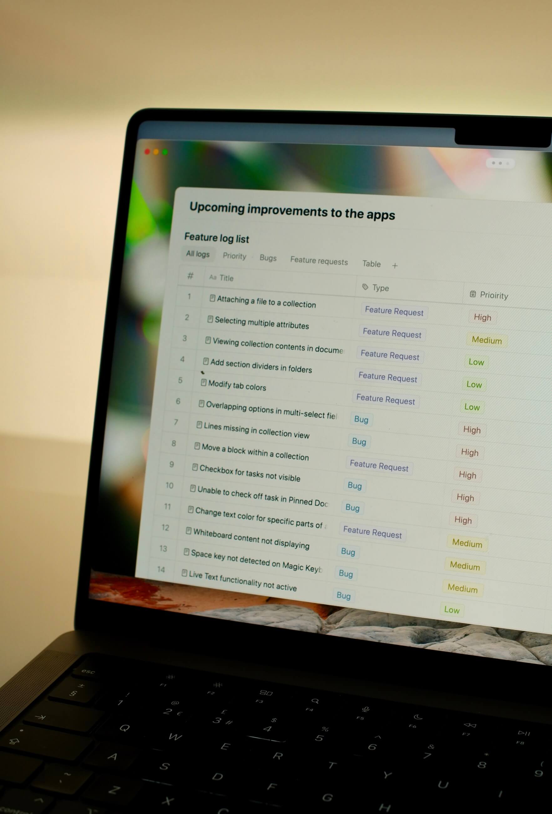 用于笔记、任务和创意的个人空间