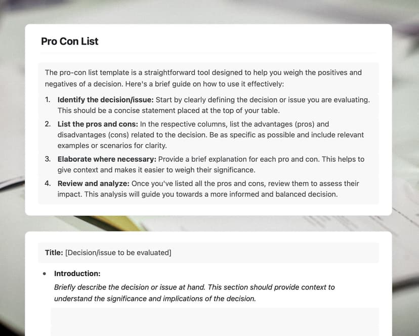 Free Templates for Daily Notes | Craft Documents and Notes