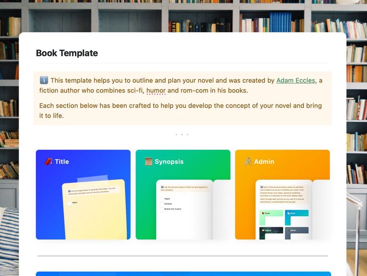 Book Template | Free Craft Templates