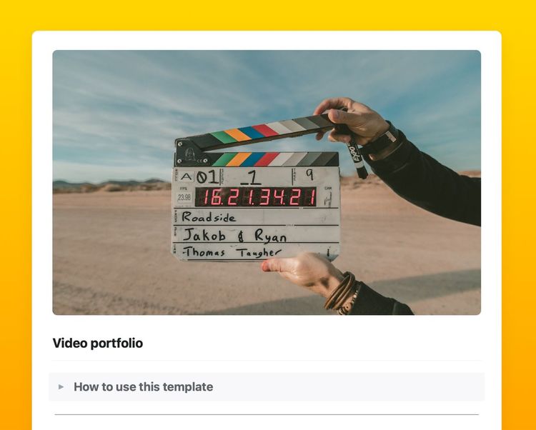 Free Templates for Portfolios | Craft Documents and Notes