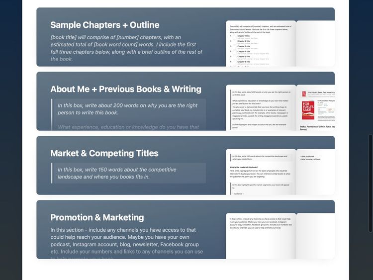 Book Proposal Template | Free Craft Template