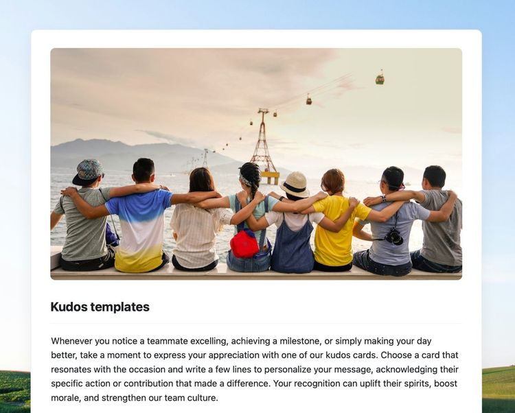 Kudos | Free Craft Template