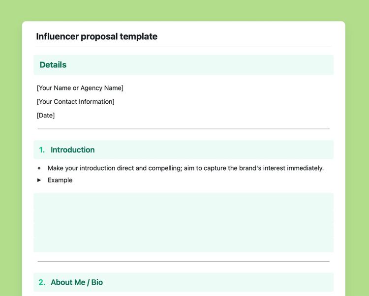 Free Templates for Content Creators | Craft Documents and Notes