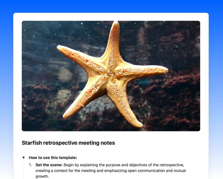 Free Templates for Retrospectives | Craft Documents and Notes