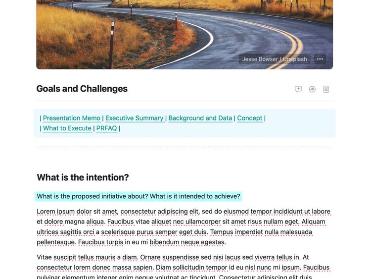 Amazon-Style Presentation Memo