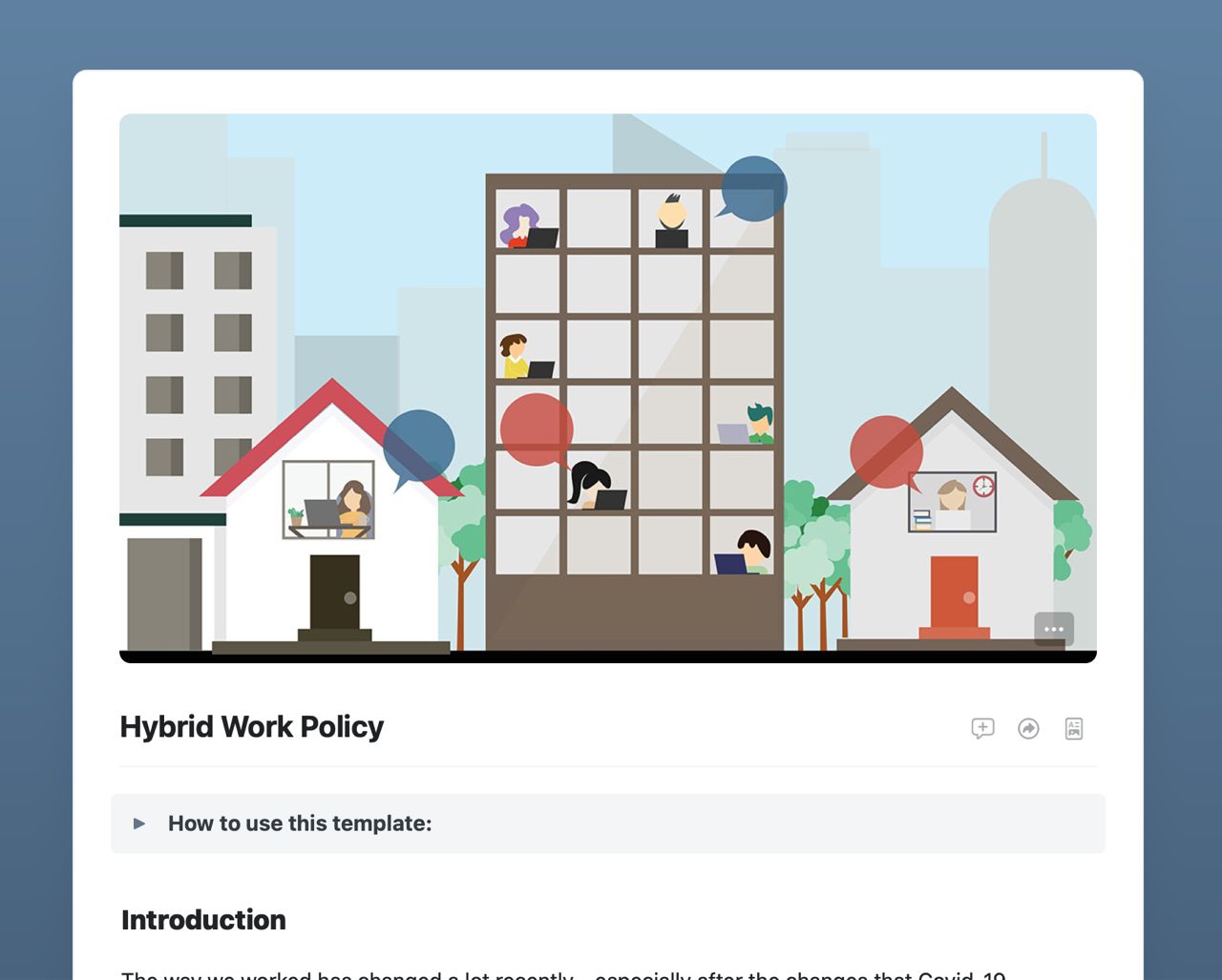 Hybrid Work Policy | Free Template | Craft