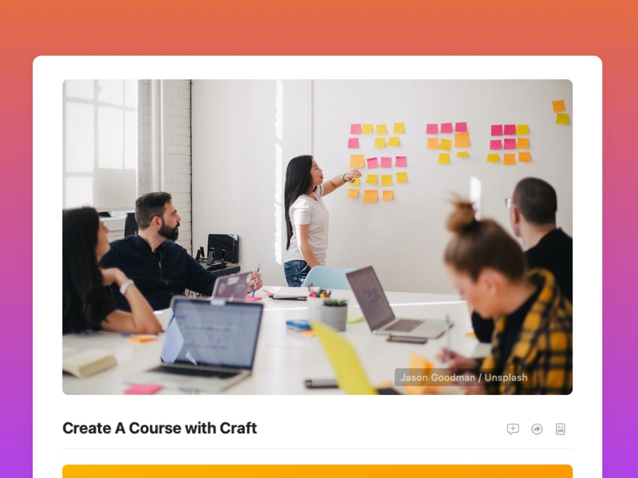 Online Course Template | Free Template | Craft